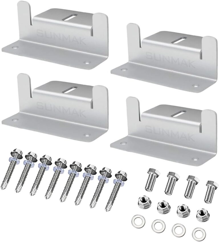 4 Units per set Solar Panel Mounting Z Brackets review - Solar Generators