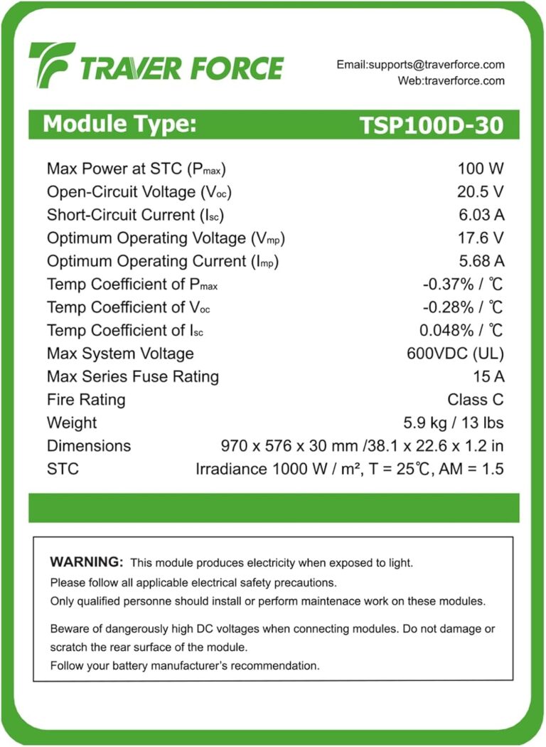 Traver Force Solar Panel Review - Solar Generators
