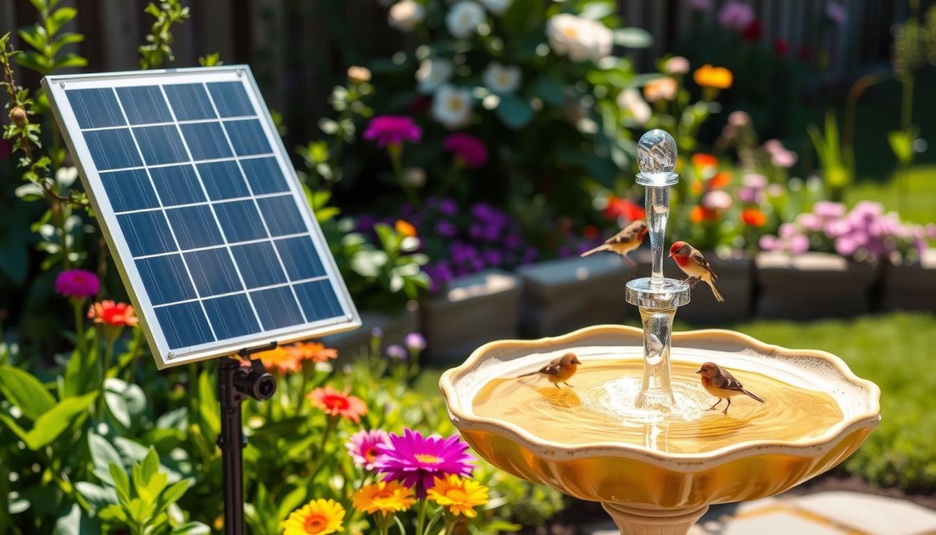 DIY Solar-Powered Bird Bath Fountain: Easy Guide